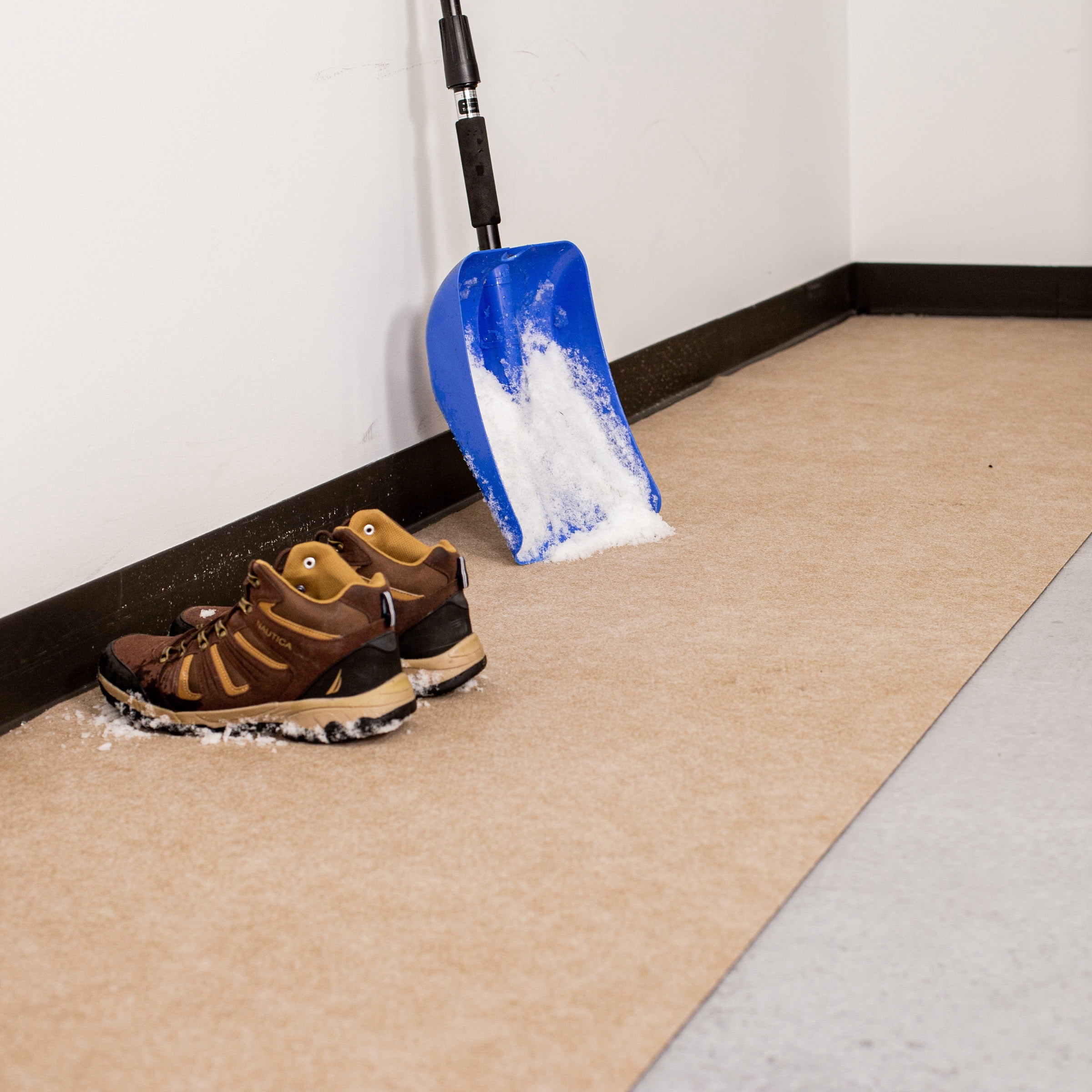 G-Floor Drip & Dry Absorbent Floor Runner Mat (30" x 17') in Tan ...