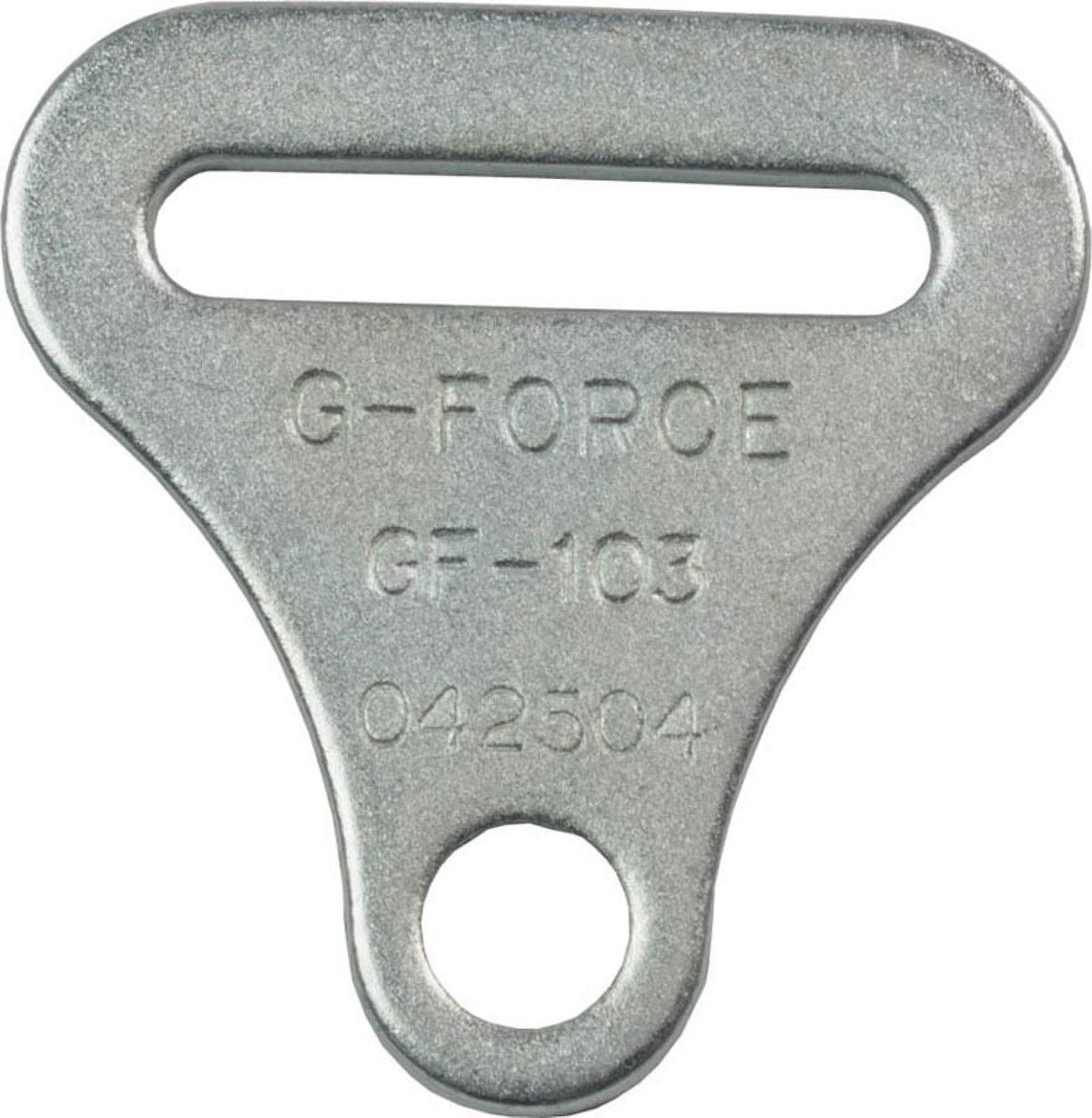 G-Force Harness Hardware - Bolt-In - 2 in Wide - Steel - Zinc Oxide ...