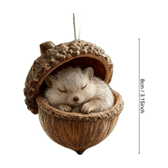 G Forest Animal Acorn Ornaments Set Christmas Tree Decor Hanging ...
