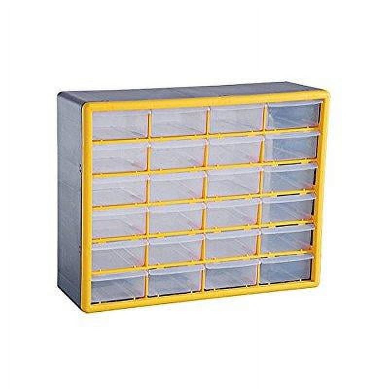 G_Forge HL3045-C 24 Drawer Heavy Duty Plastic Parts Organizer Drawer ...