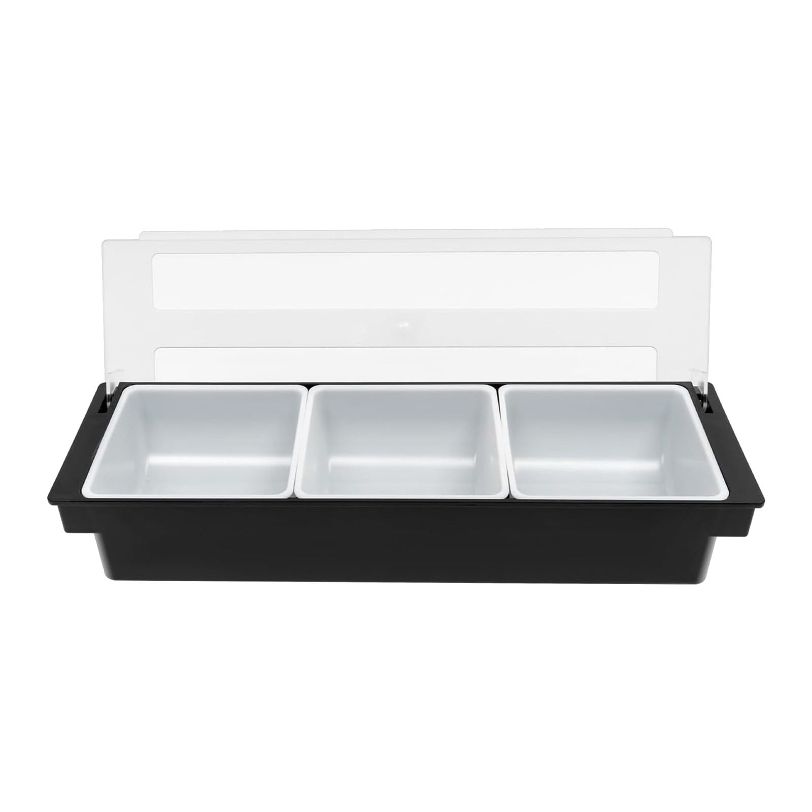 G Francis Bar Ingredient Container With 3 Compartments And Lid Barbeque ...