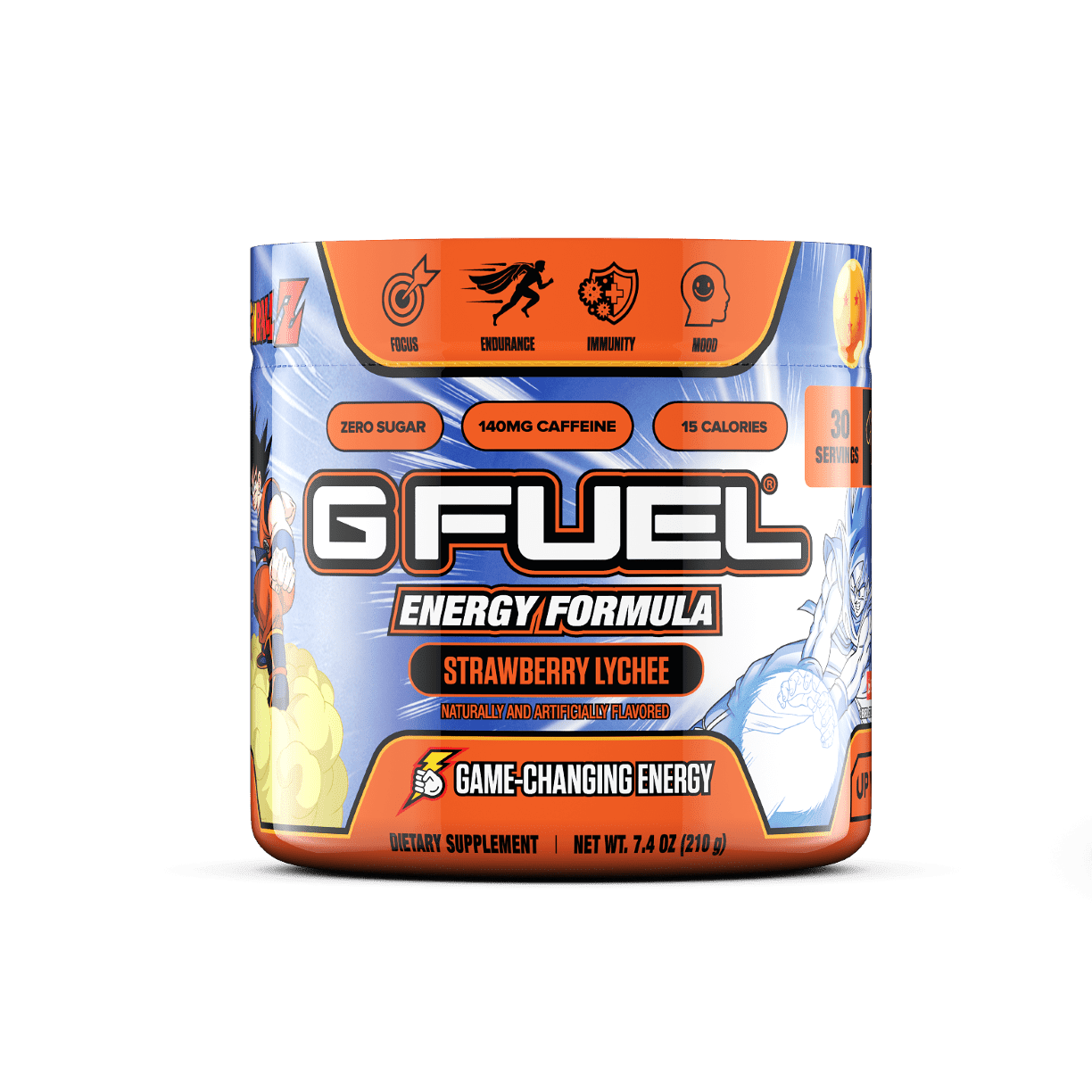 G Fuel Dragon Ball Energy Supplement Powder with Antioxidant Complex ...