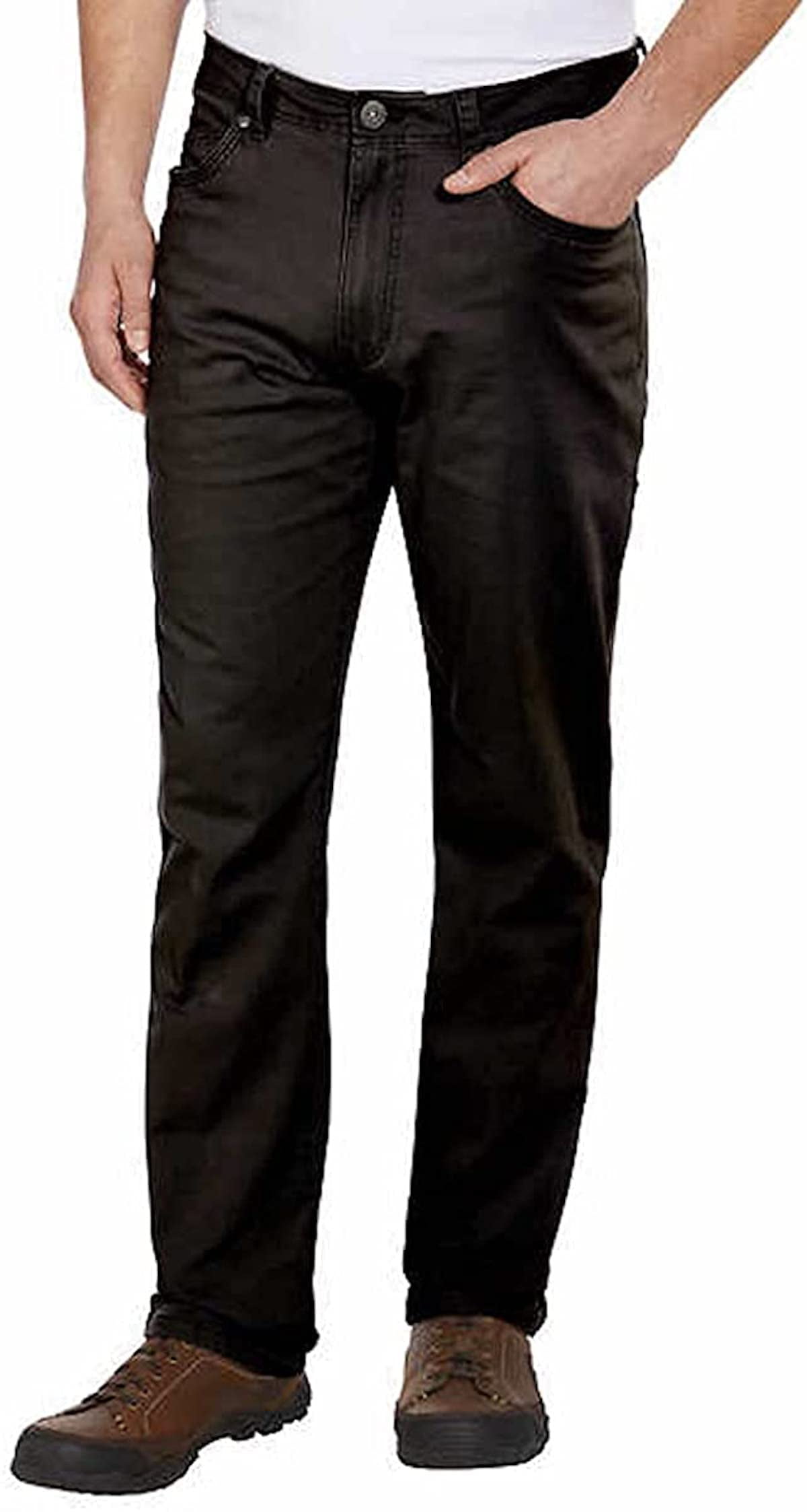 G.H. Bass & Co. Men's 5 Pocket Groundwork Canvas Pant (Black, 40W x 30L ...