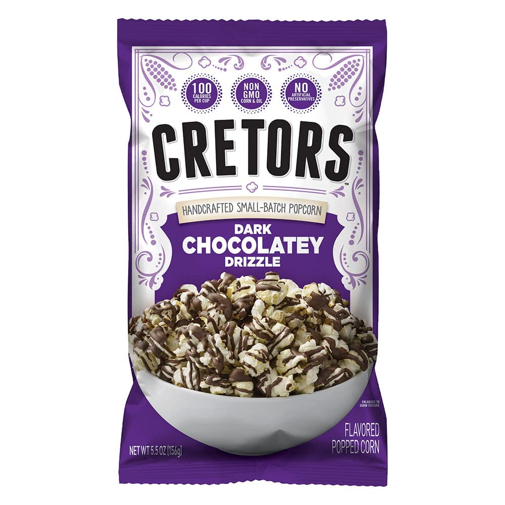 G.H. Cretors Popcorn Cretors Dark Chocolately Drizzle, 12 ct, 5.5 oz ...