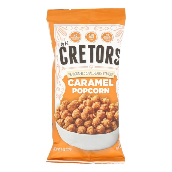 G.H. Cretors Popcorn - Just The Caramel - Case of 12 - 8 oz - Walmart.com