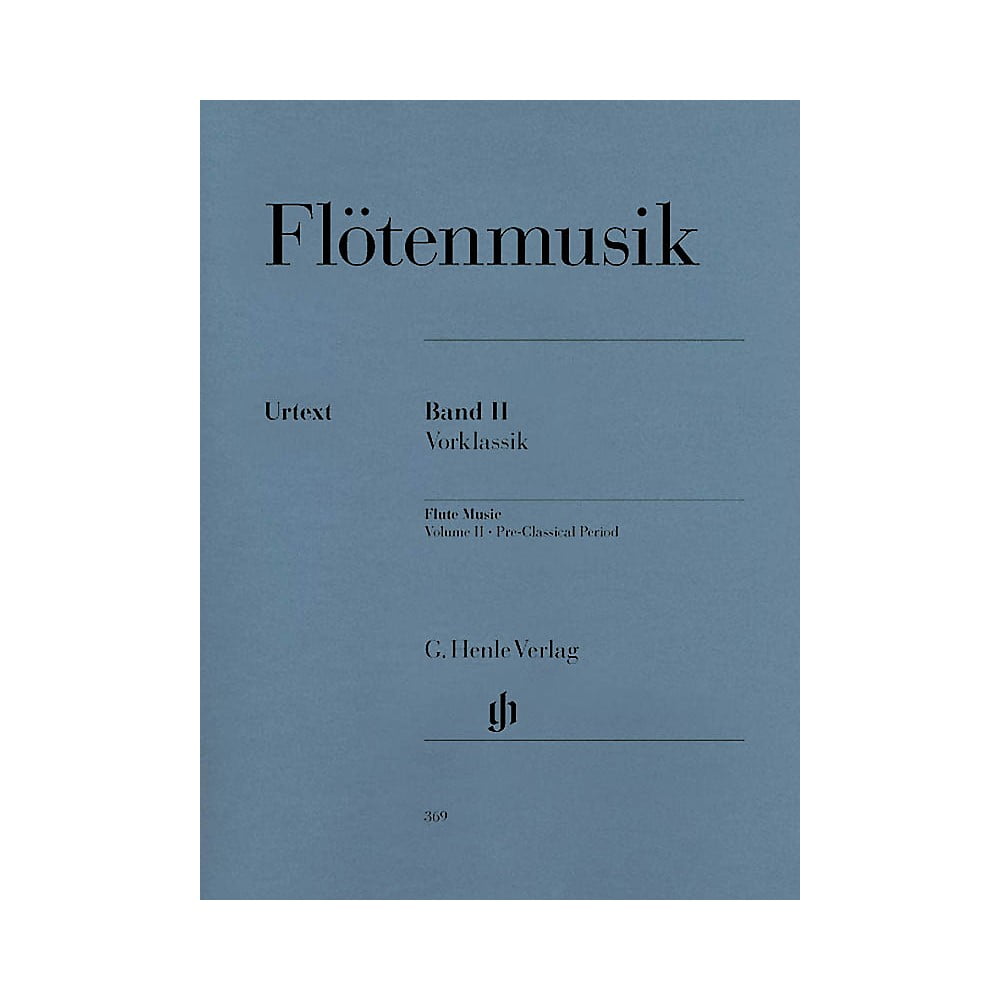 G. Henle Verlag Flute Music (Volume 2 - Pre-Classical Period for Flute ...