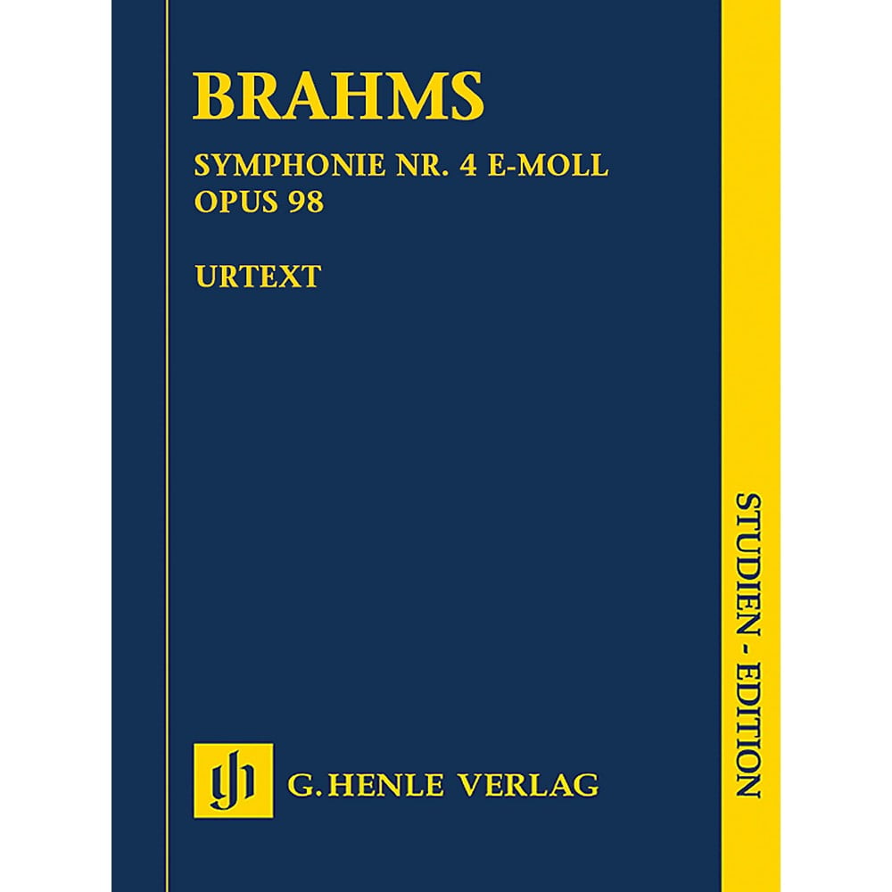 G. Henle Verlag Johannes Brahms - Symphony No. 4 in E minor, Op. 98 ...