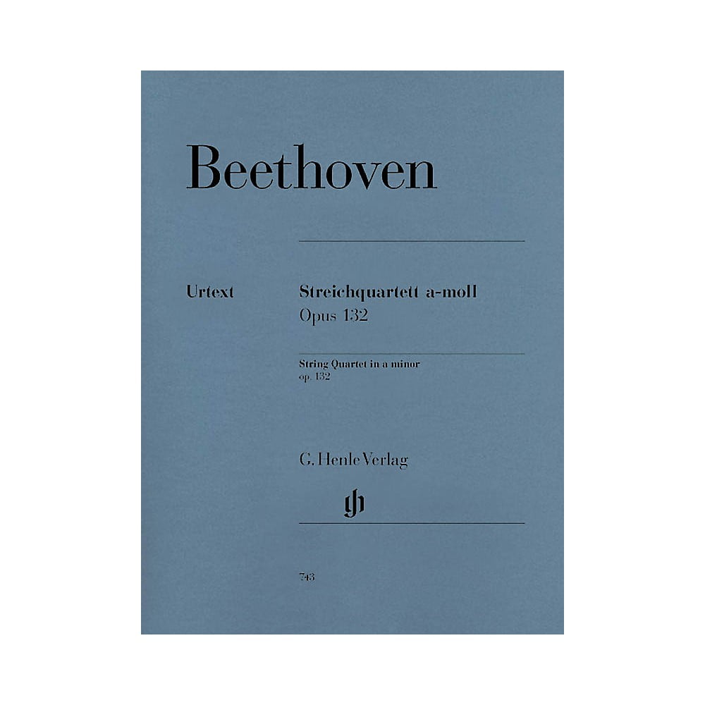 G. Henle Verlag String Quartet A minor Op. 132 Henle Music Folios ...