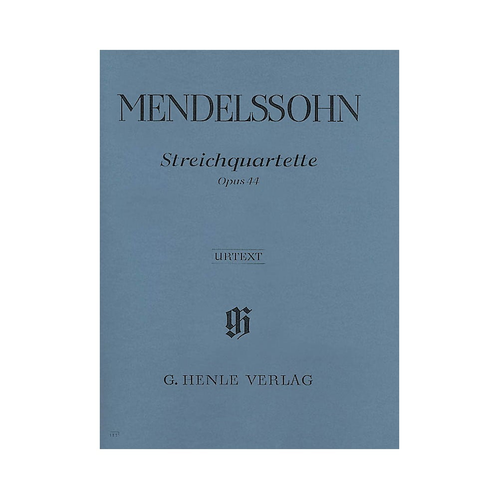 G. Henle Verlag String Quartets Op. 44, No. 1-3 Henle Music Folios ...