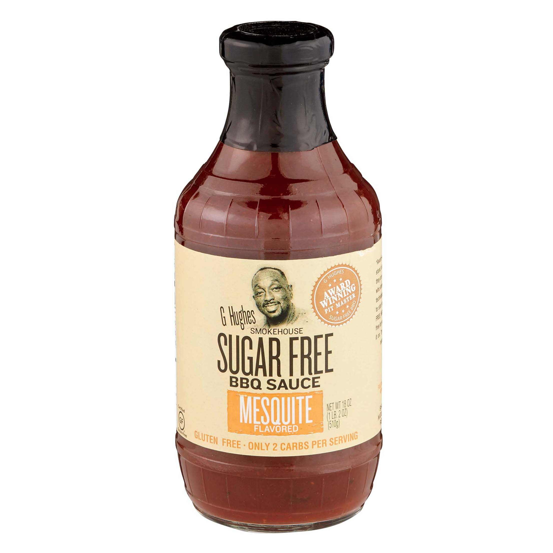 G Hughes Smokehouse Sugar Free Mesquite BBQ Sauce - 18 oz (Packaging May Vary) - Walmart.com