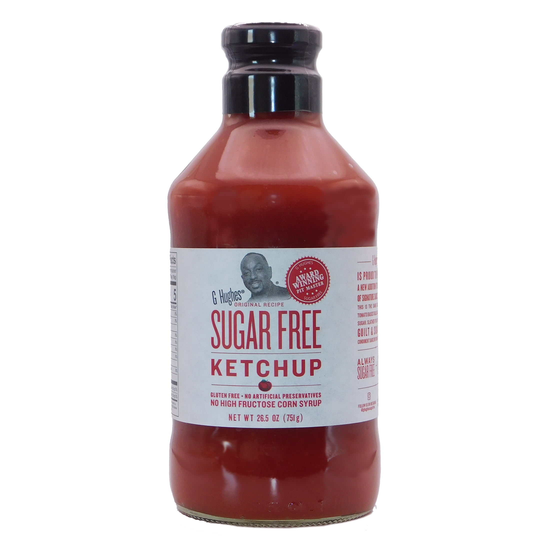 G Hughes Sugar Free Ketchup, 26.5 oz Bottle - Walmart.com