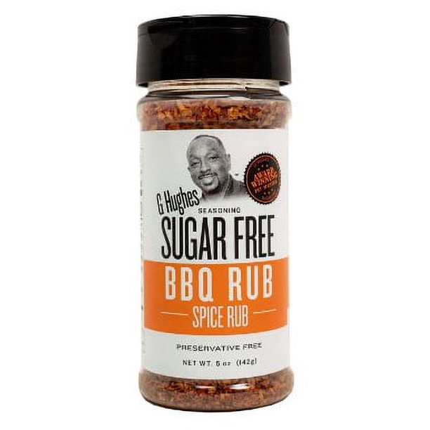 G Hughes Sugar Free Original BBQ Rub Seasoning, 5 oz Bottle - Walmart ...