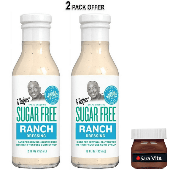 G Hughes Sugar Free Ranch Dressing, 12 oz Bottle - Walmart.com