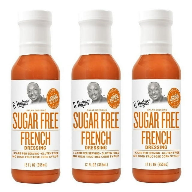 G Hughes' Sugar-Free French Style Salad Dressing Sauces - Pack of 3 Bottles - Walmart.com
