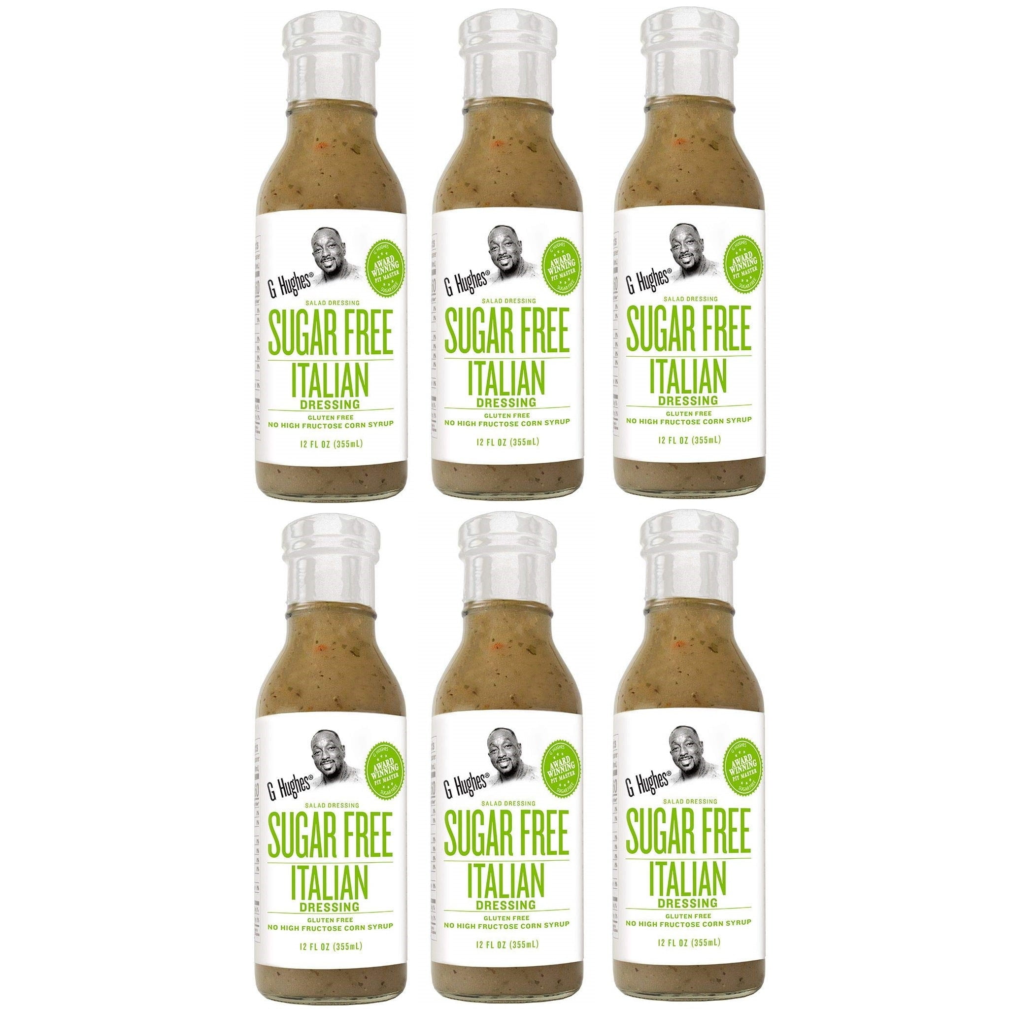 G Hughes' Sugar-Free Salad Dressings - Italian Size: 6 Bottles ...