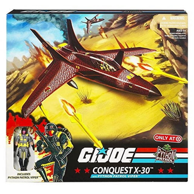 G.I. Joe 25th Anniversary Exclusive Conquest X-30 Python Patrol Jet ...