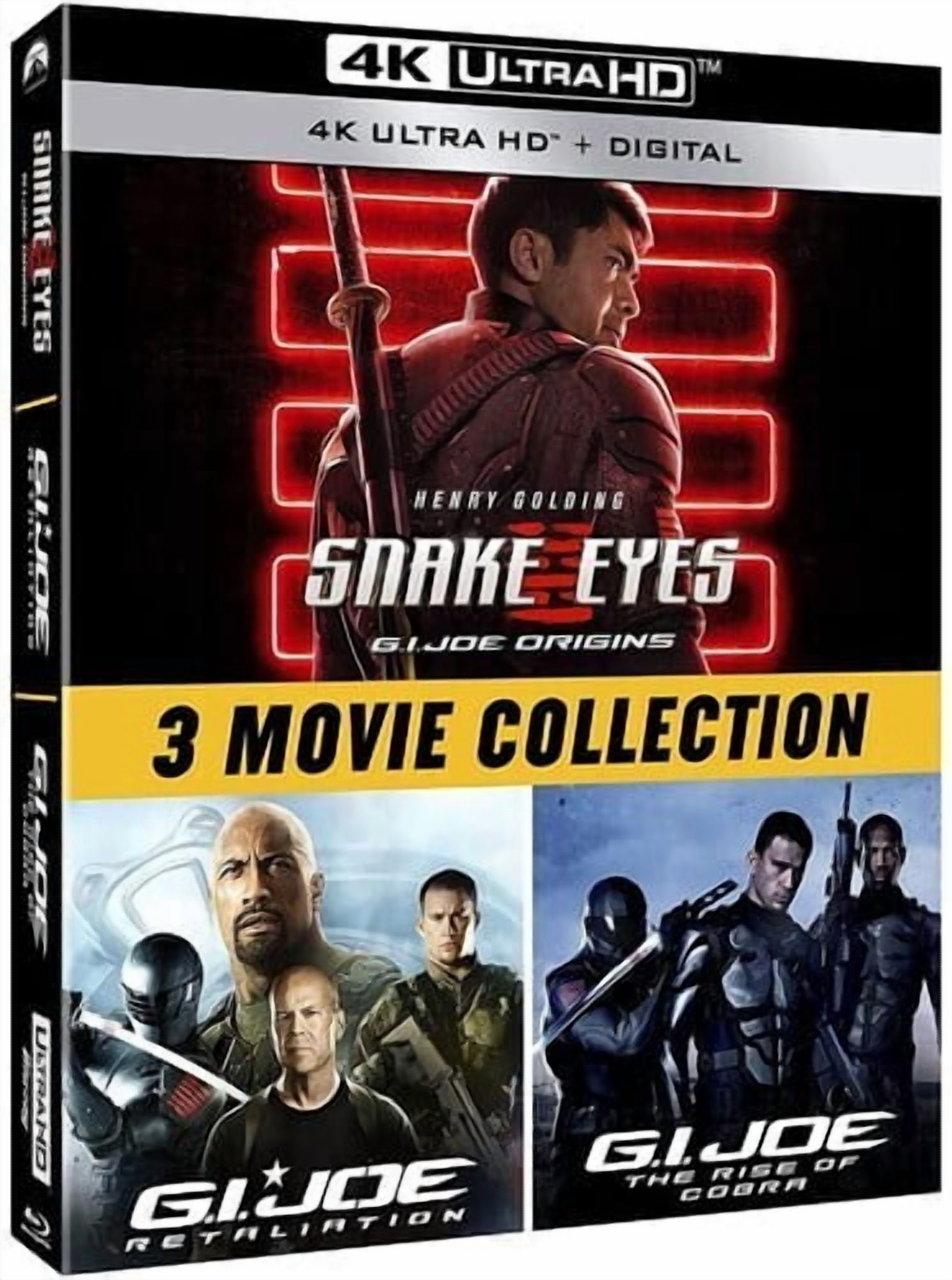 G.I. Joe: 3-Movie Collection (4K Ultra HD + Digital Copy) - Walmart.com