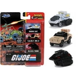 "G.I. Joe" 3 piece Set "Nano Hollywood Rides" Diecast Models by Jada ...