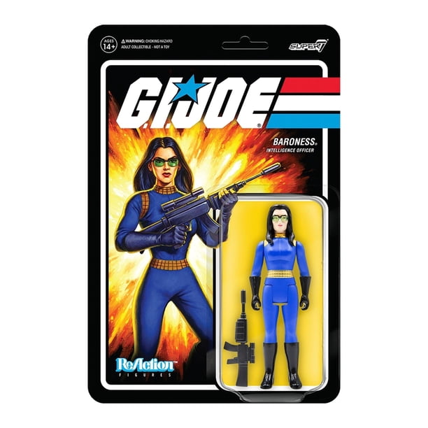 G.I. Joe Baroness Female Intelligence Officer Animated Figure Super7 ...