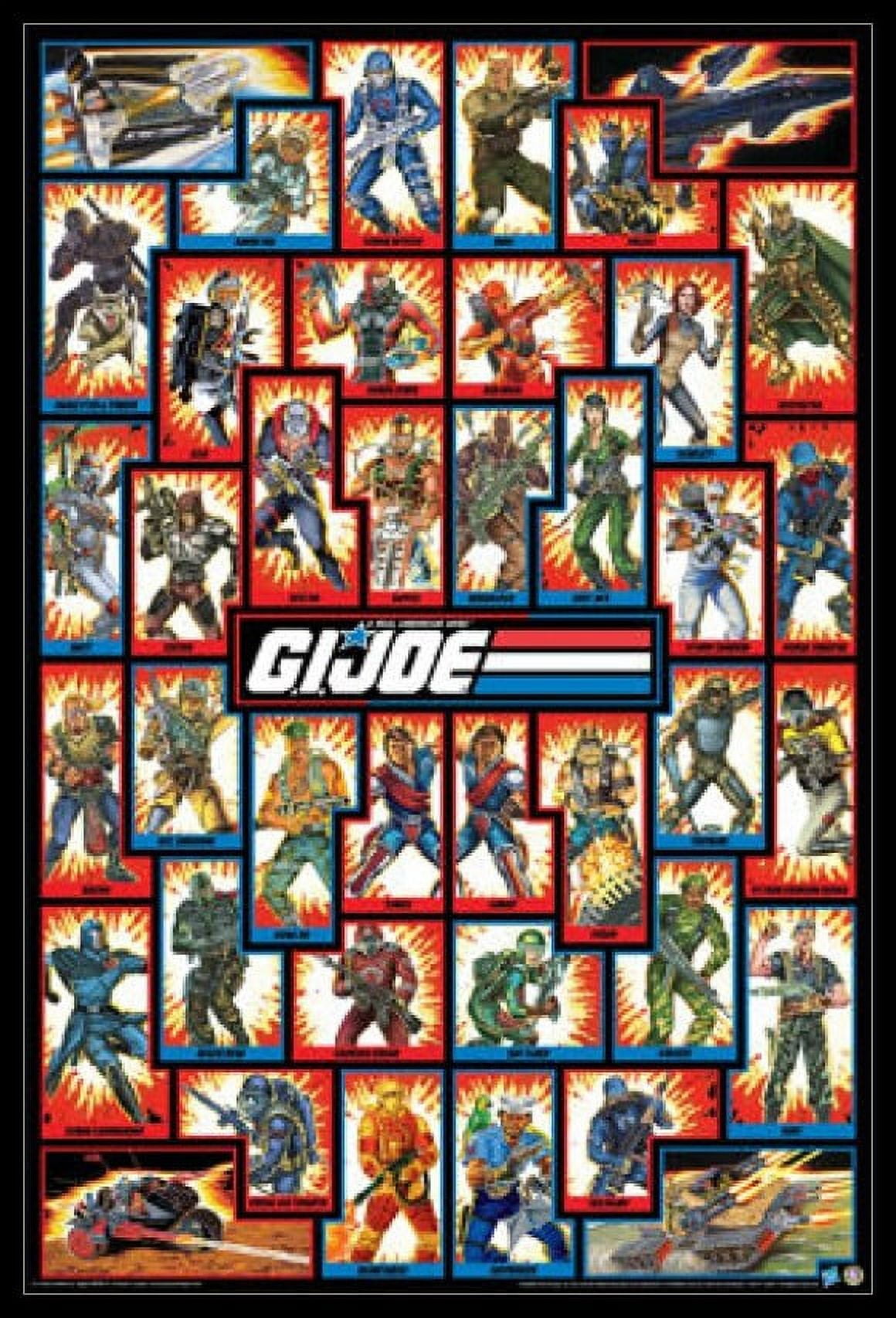 G.I. Joe - Characters Laminated & Framed Poster (24 x 36) - Walmart.com