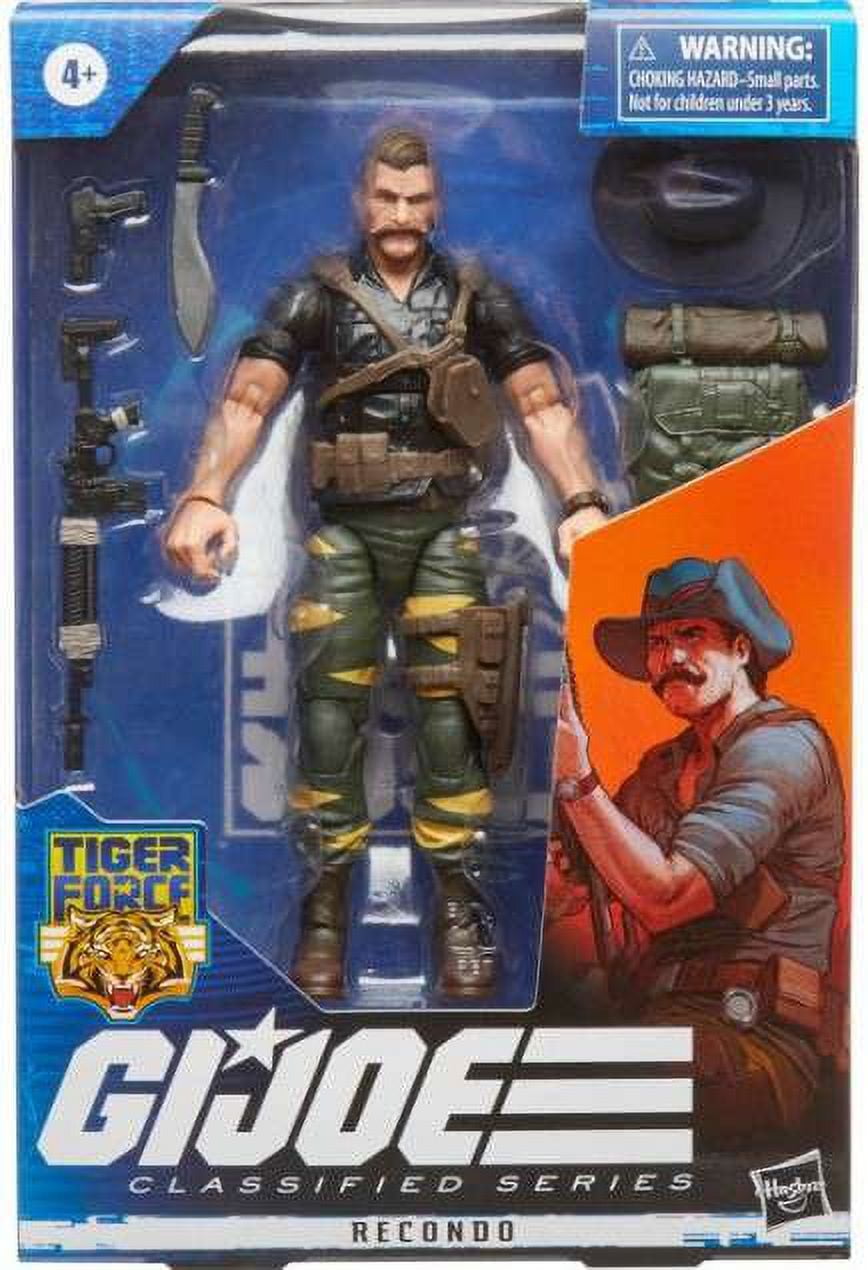 G.I. Joe Classified Series Tiger Force Recondo Collectable Toy Action ...