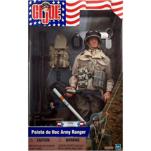 G.I. Joe D-Day Collection, Pointe du Hoc Army Ranger 12" Action Figure ...