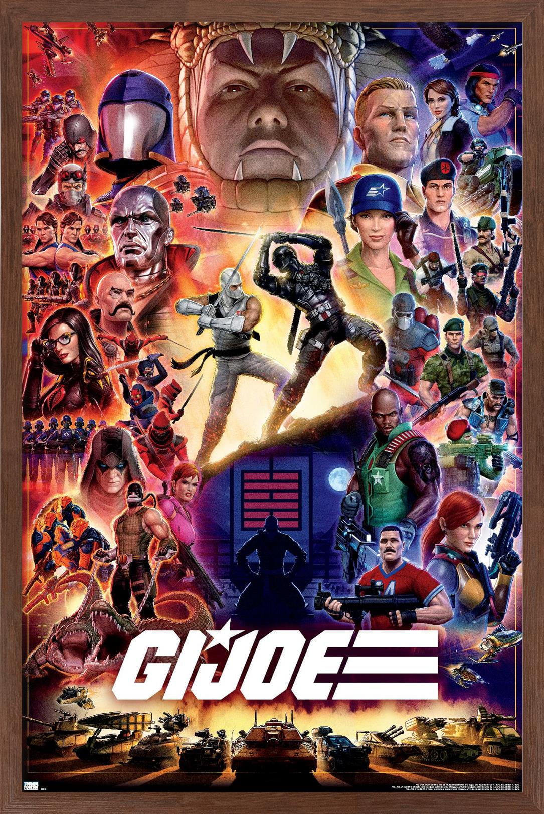 G.I. Joe - Franchise Key Art Wall Poster, 22.375" x 34" Framed ...