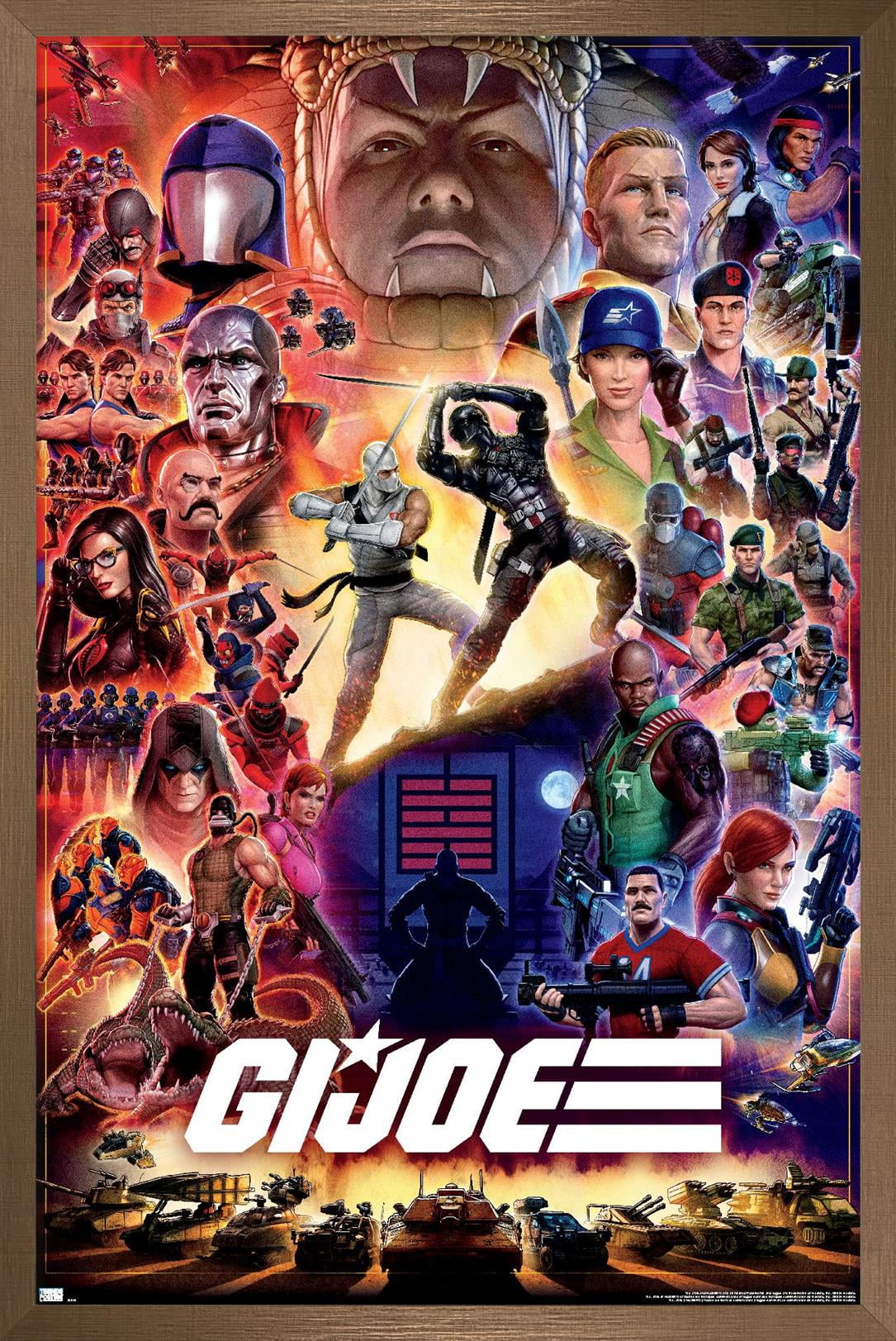 G.I. Joe - Franchise Key Art Wall Poster, 22.375" x 34" Framed ...