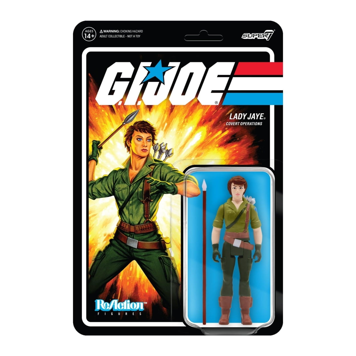 G.I. Joe Lady Jaye Covert Operations Female Animated Figure Super7 ...