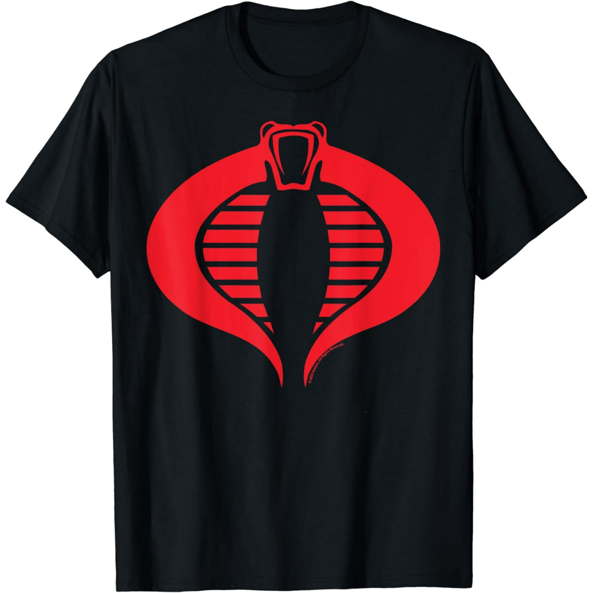 G.I. Joe Retro Silhouette Cobra Logo pure cotton T-Shirt - Walmart.com