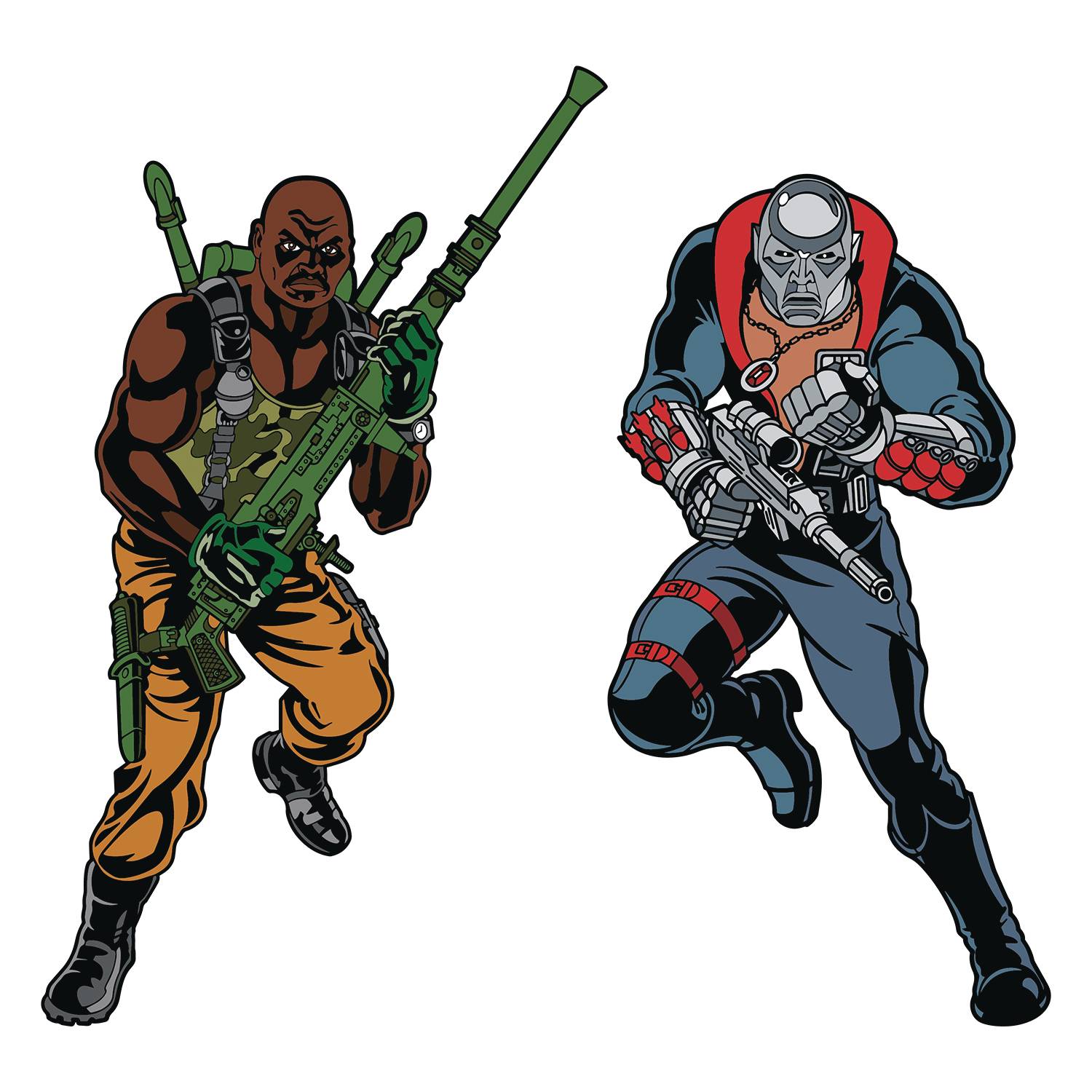 G.I. Joe Roadblock x Destro Retro Pin Set - Walmart.com