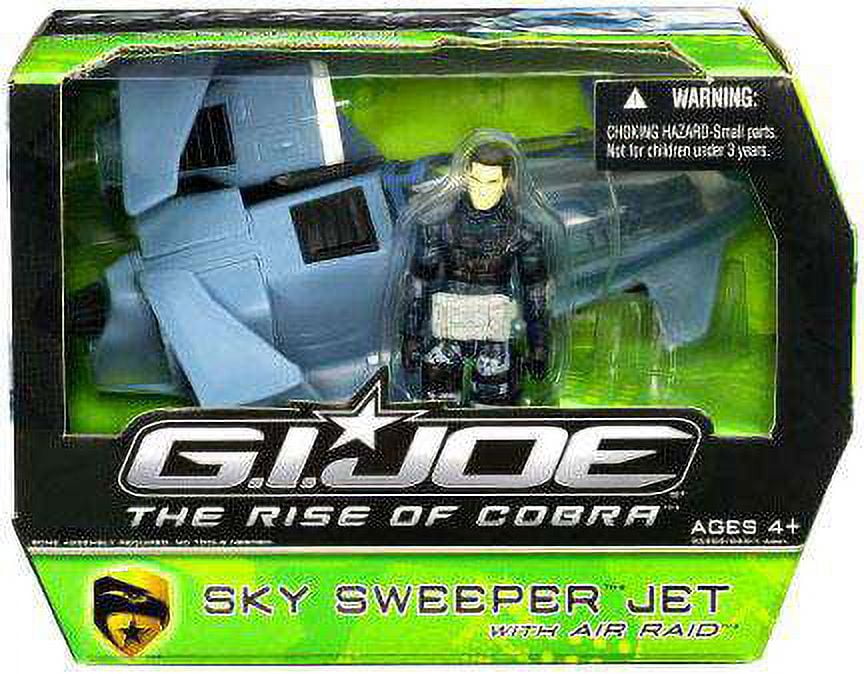 G.I. Joe The Rise of Cobra Sky Sweeper Jet with Air Raid Figure 2009 ...
