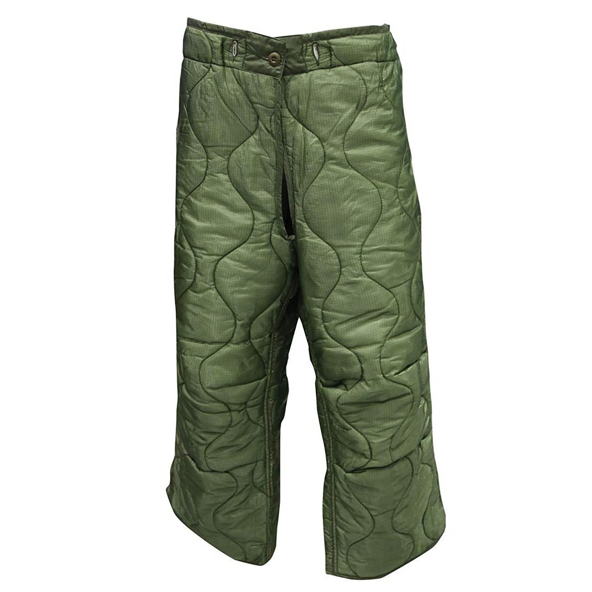 G.I. Military Field Pant Liner Cold Weather Quilted Trousers, Winter ...