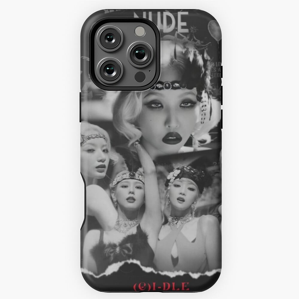 G-Idle Nxde K-Pop Art Print Music Fan Phone Case for iPhone 16 15 14 13 ...