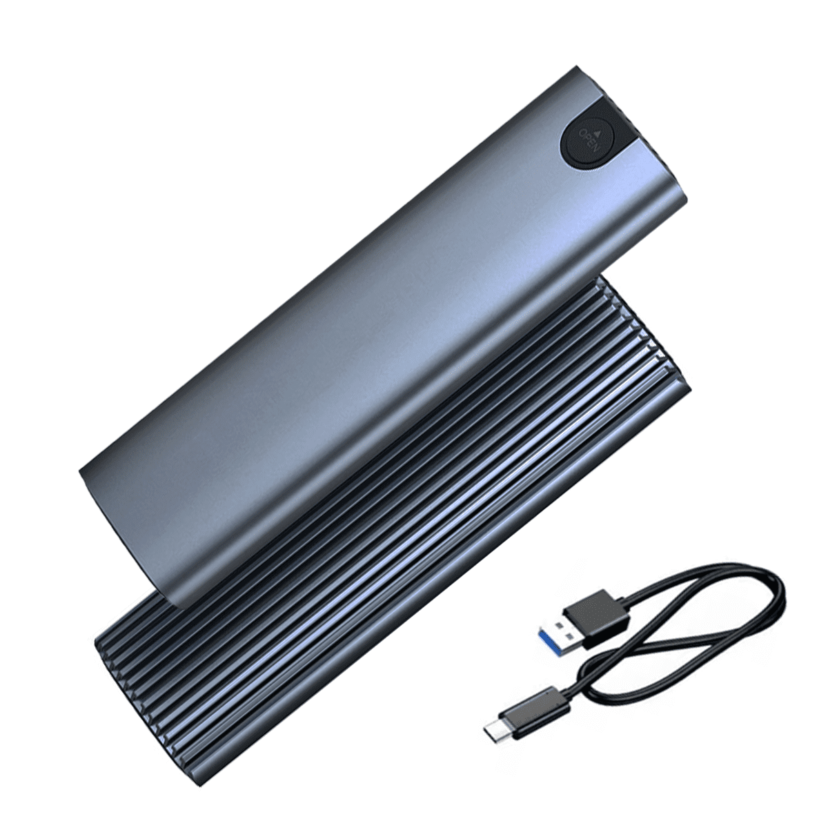 G JGOOM.2 Dual-Protocol SSD Enclosure for M.2 SSD 2230, 2242, 2260 ...