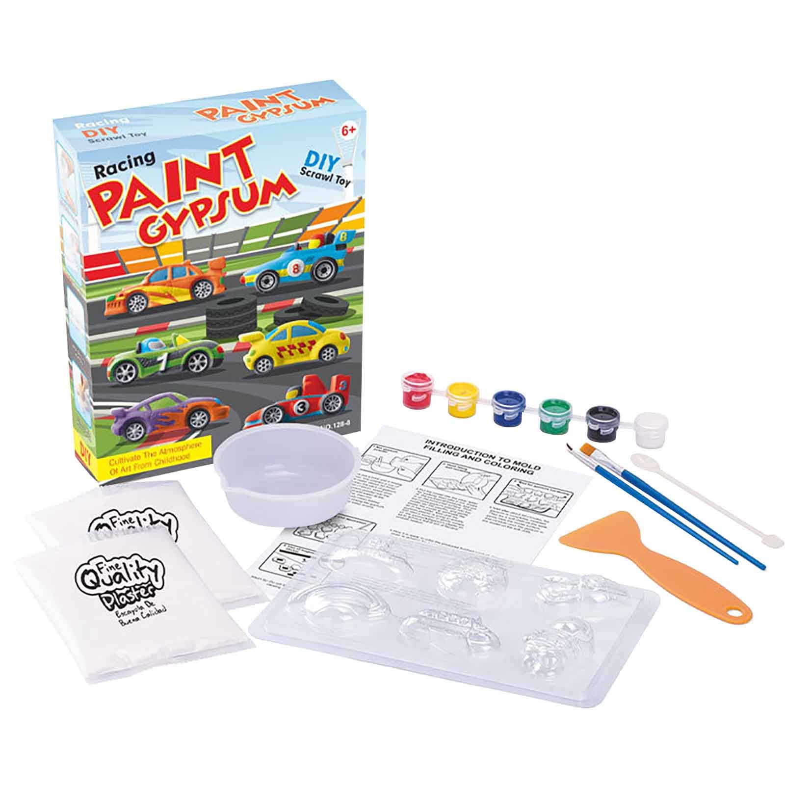 G Kids Plaster Painting Craft Kit Diy Creative Art Activity Set With ...
