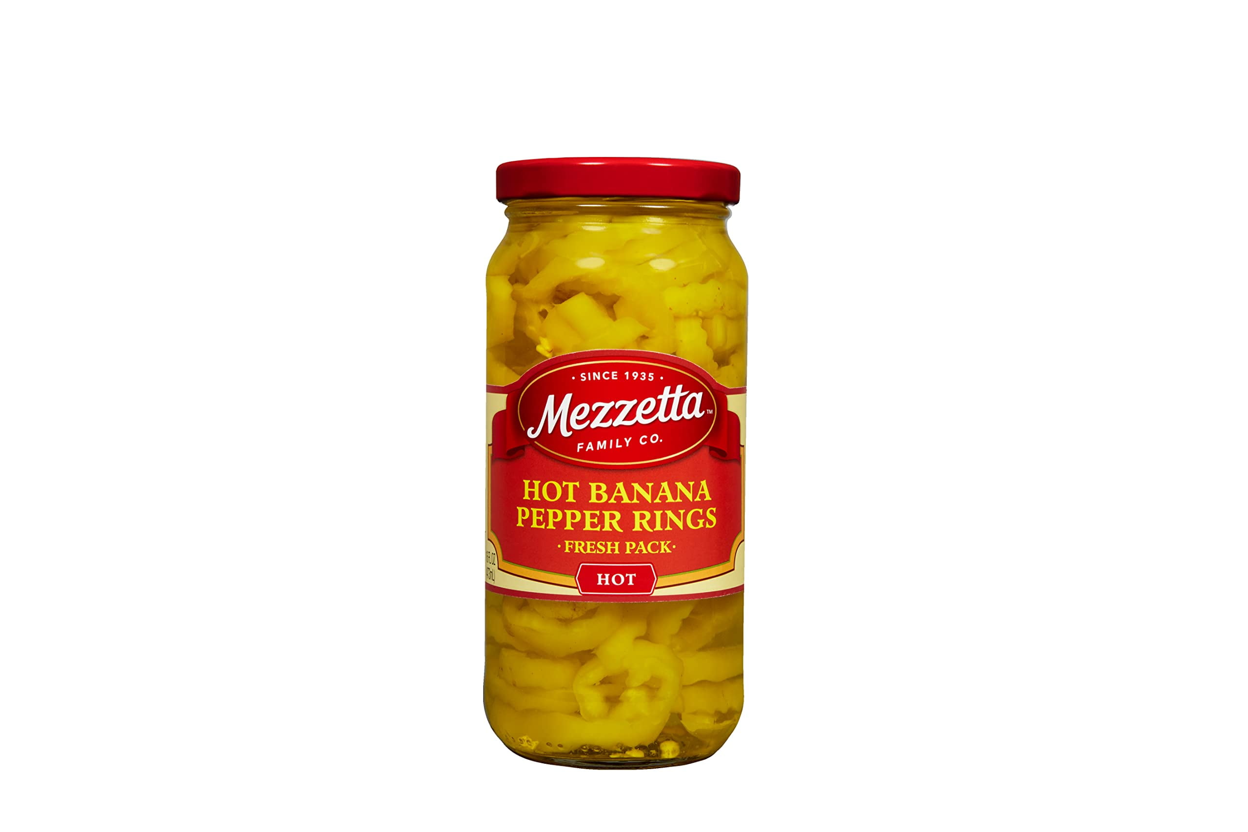 G L Mezzetta Pepper, Banana, Hot, Wax, Sld, 16-Ounce (Pack of 6 ...