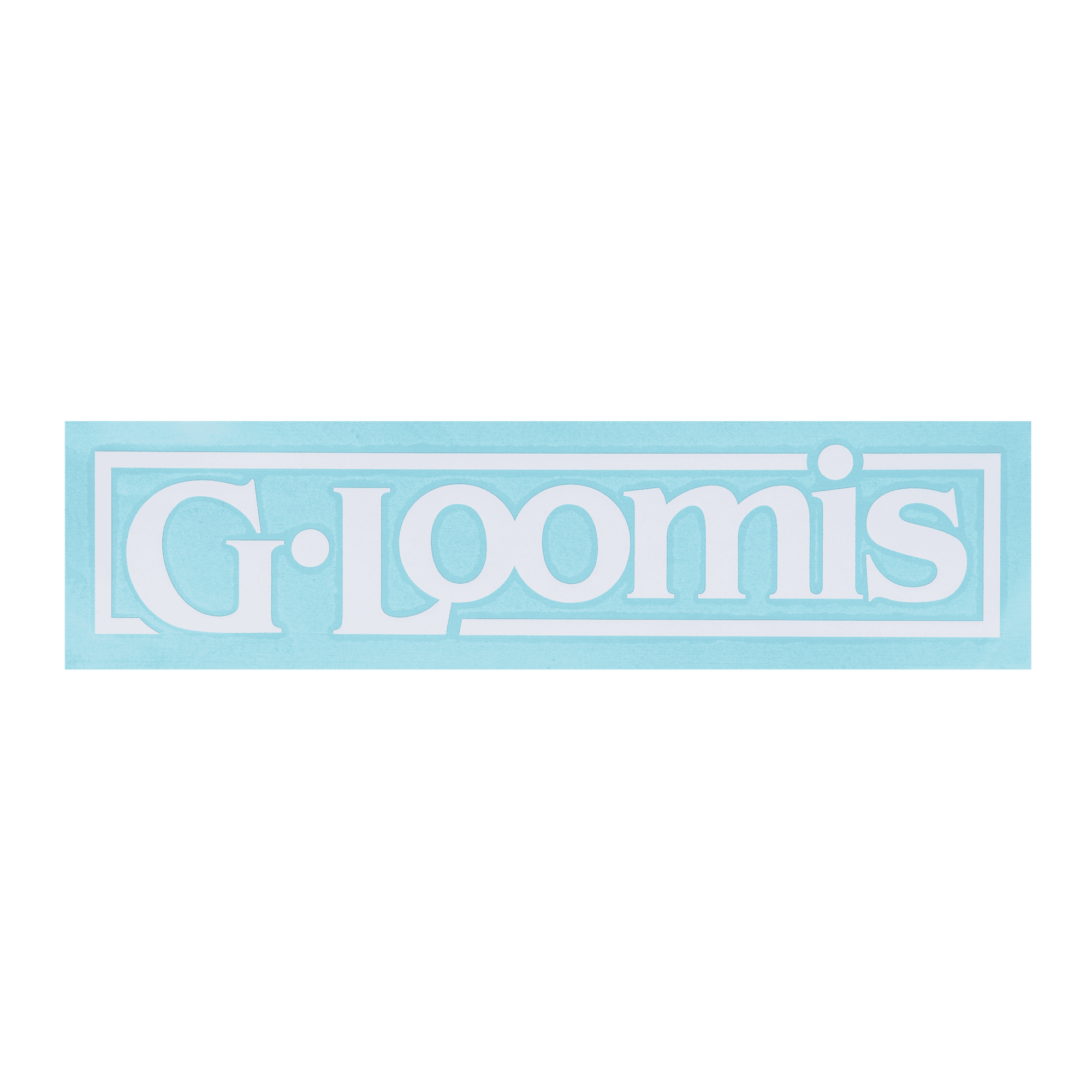 G. Loomis Fishing GLM BLOCK LOGO DECAL WHITE LG Stickers [GDECALLWH ...