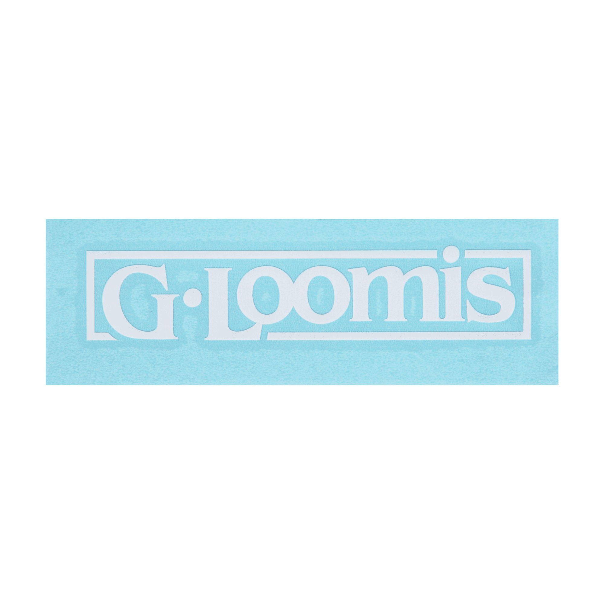 G. Loomis Fishing GLM BLOCK LOGO DECAL WHITE SM Stickers [GDECALSWH ...