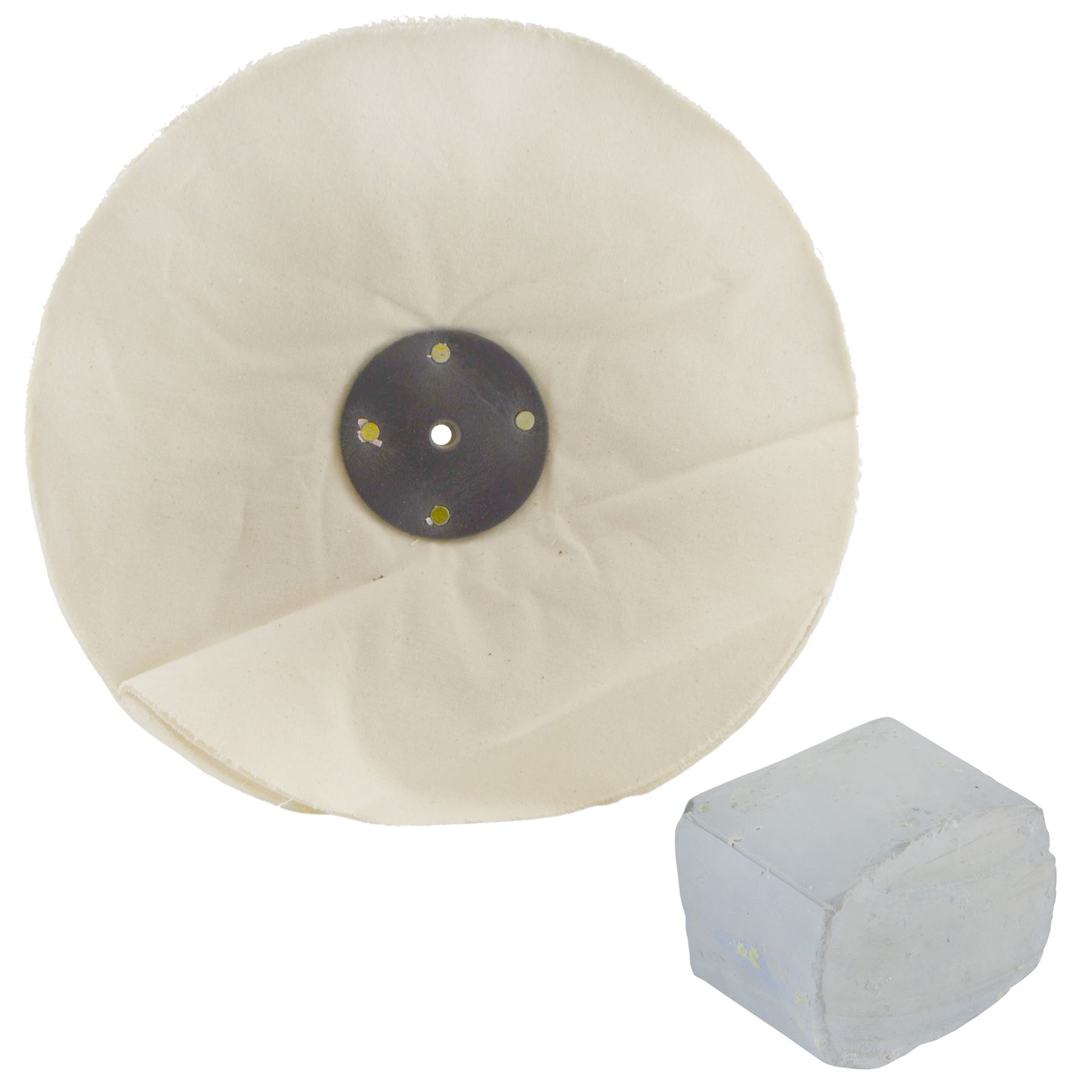 G Loose Unstitched Floppy Final Polishing Mop 12 x 1.5" 3 Row With ...