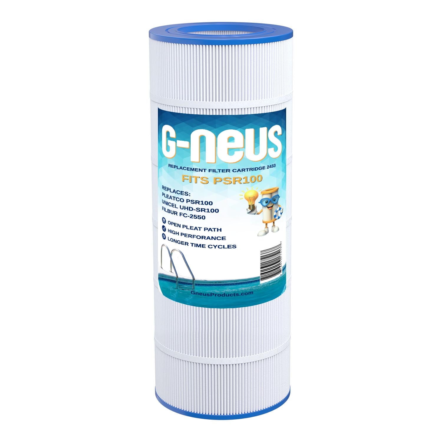 G-NEUS Pool & Spa Filter | Replaces UHD-SR100, Sta-Rite Flo WC108-58S2X ...