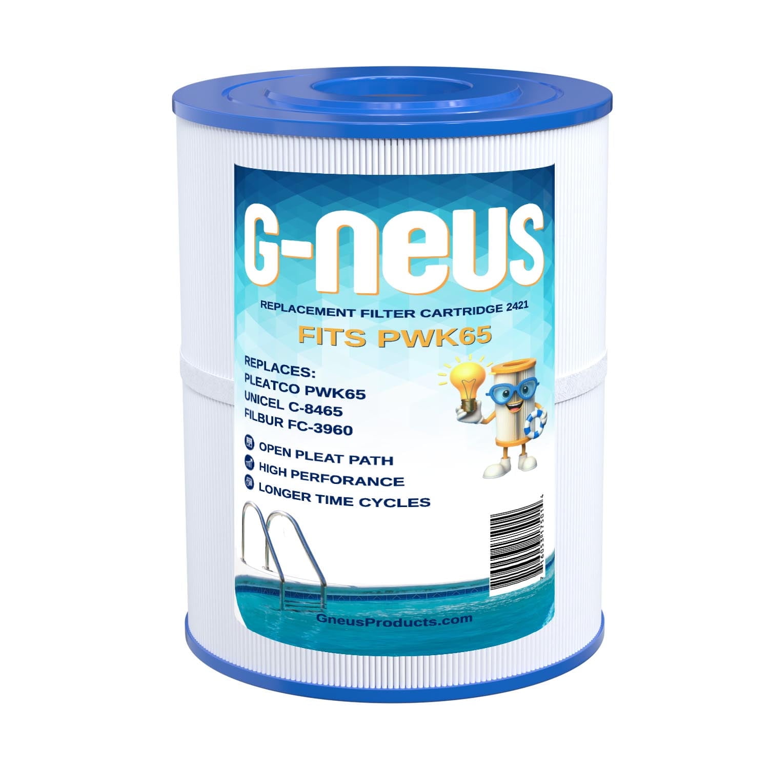G-NEUS Spa & Hot Tub Filter | Replaces Pleatco PWK65, C-8465, Watkins ...