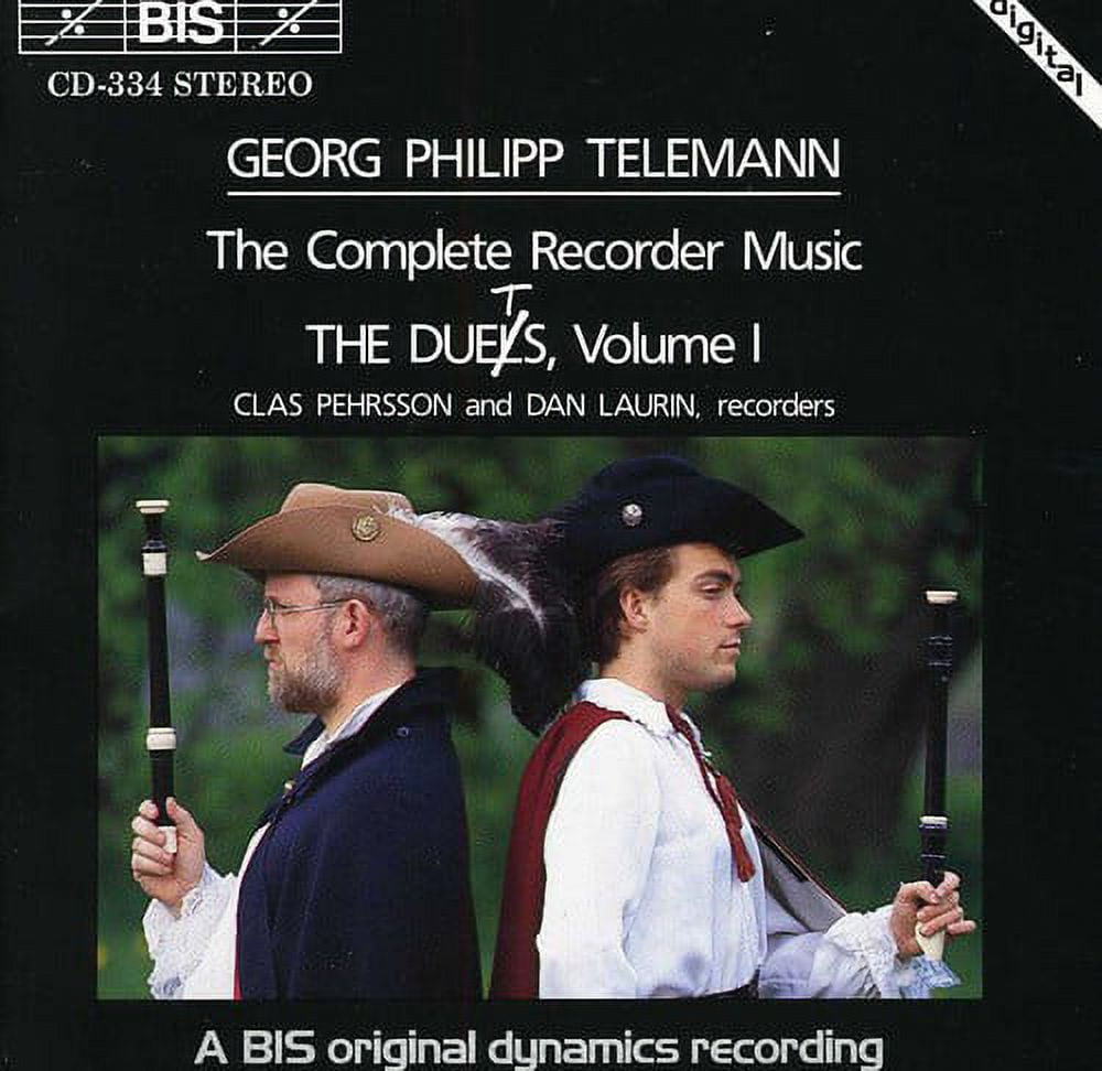 G.P. Telemann - Complete Recorder Duos - Music & Performance - CD ...