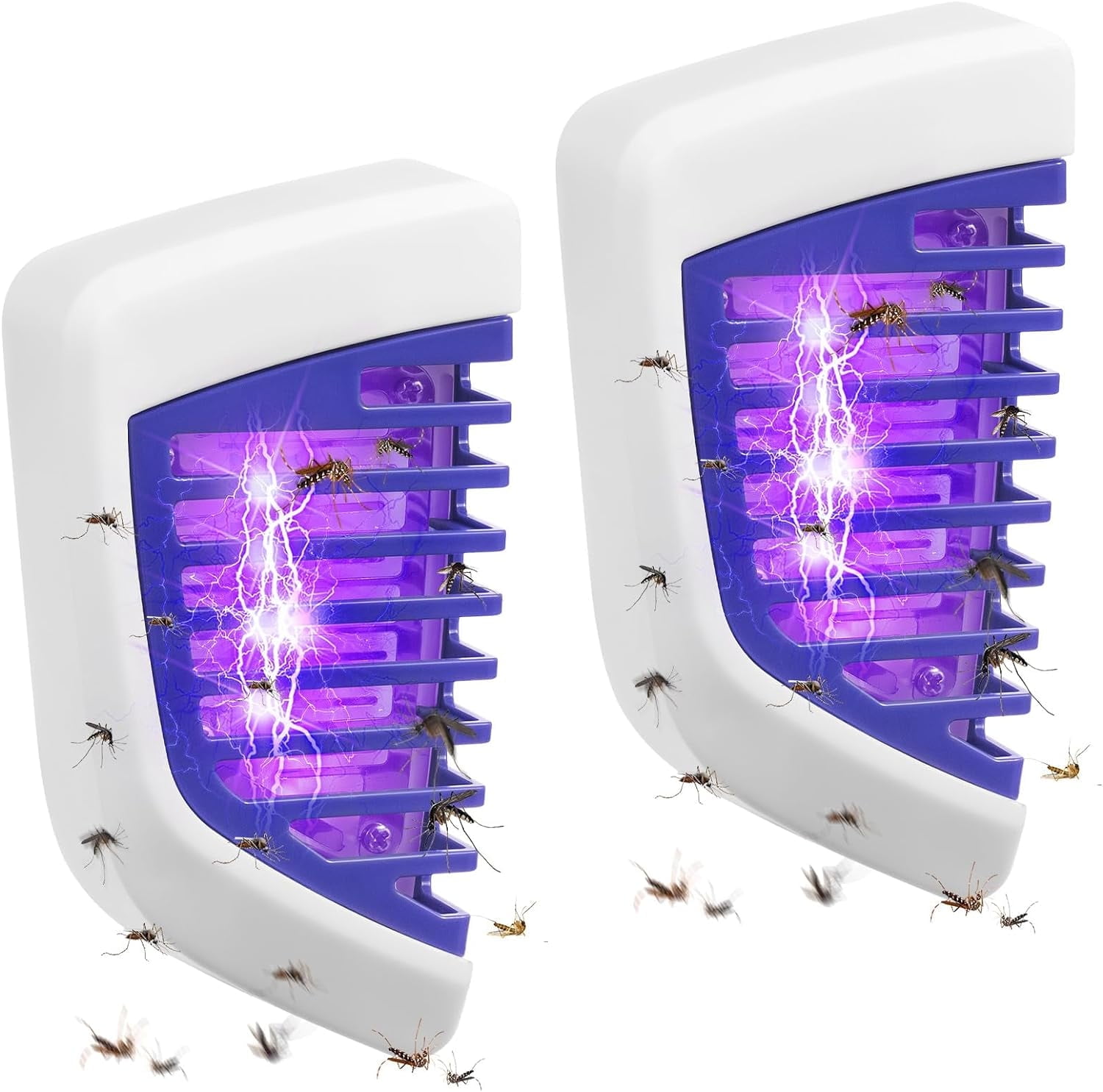 G·PEH 2Pack Bug Zapper Indoor Plug in Mosquito Killer Trap Zapper ...