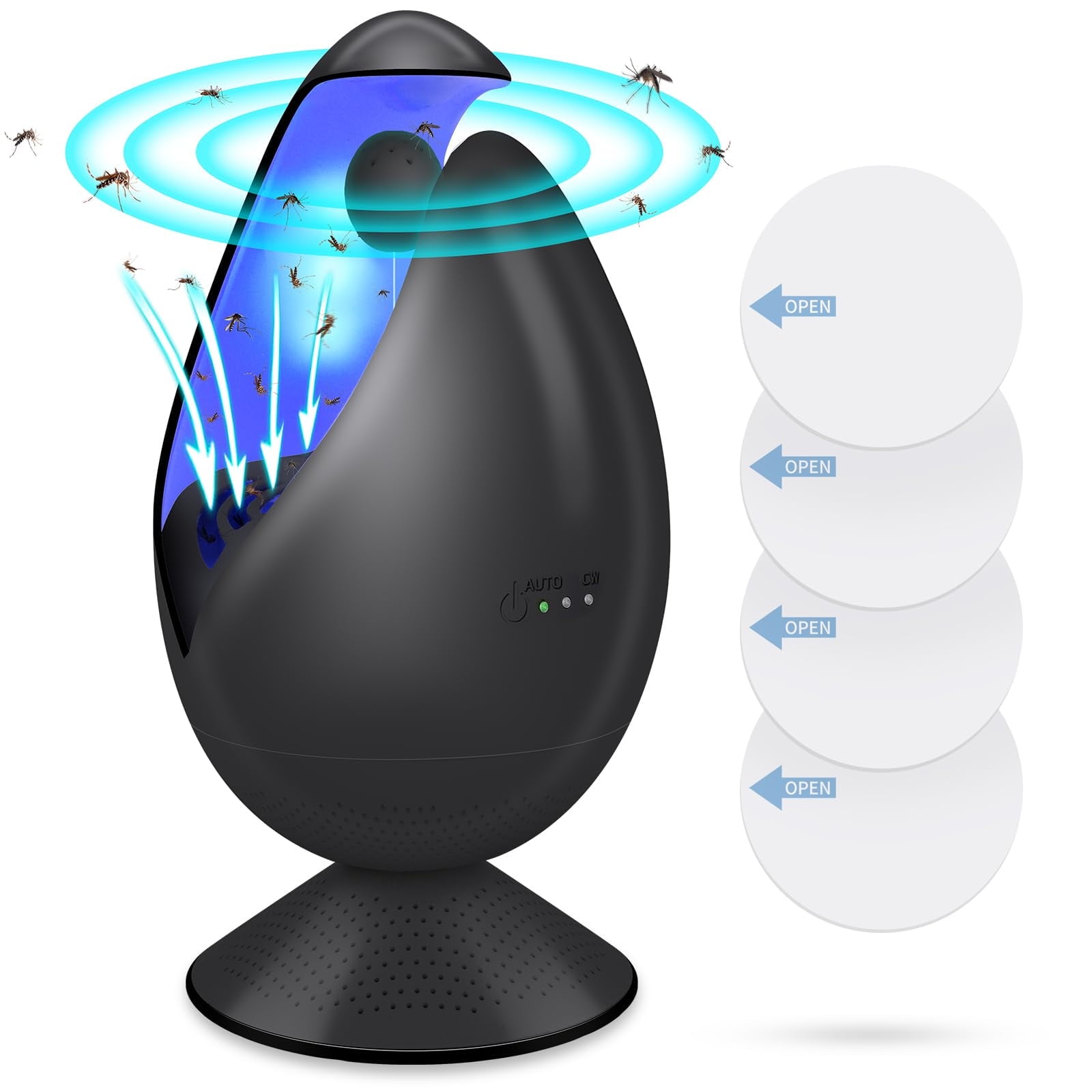 G·PEH Automatic Indoor Insect Trap Gnat Trap for House Non-Zapper ...