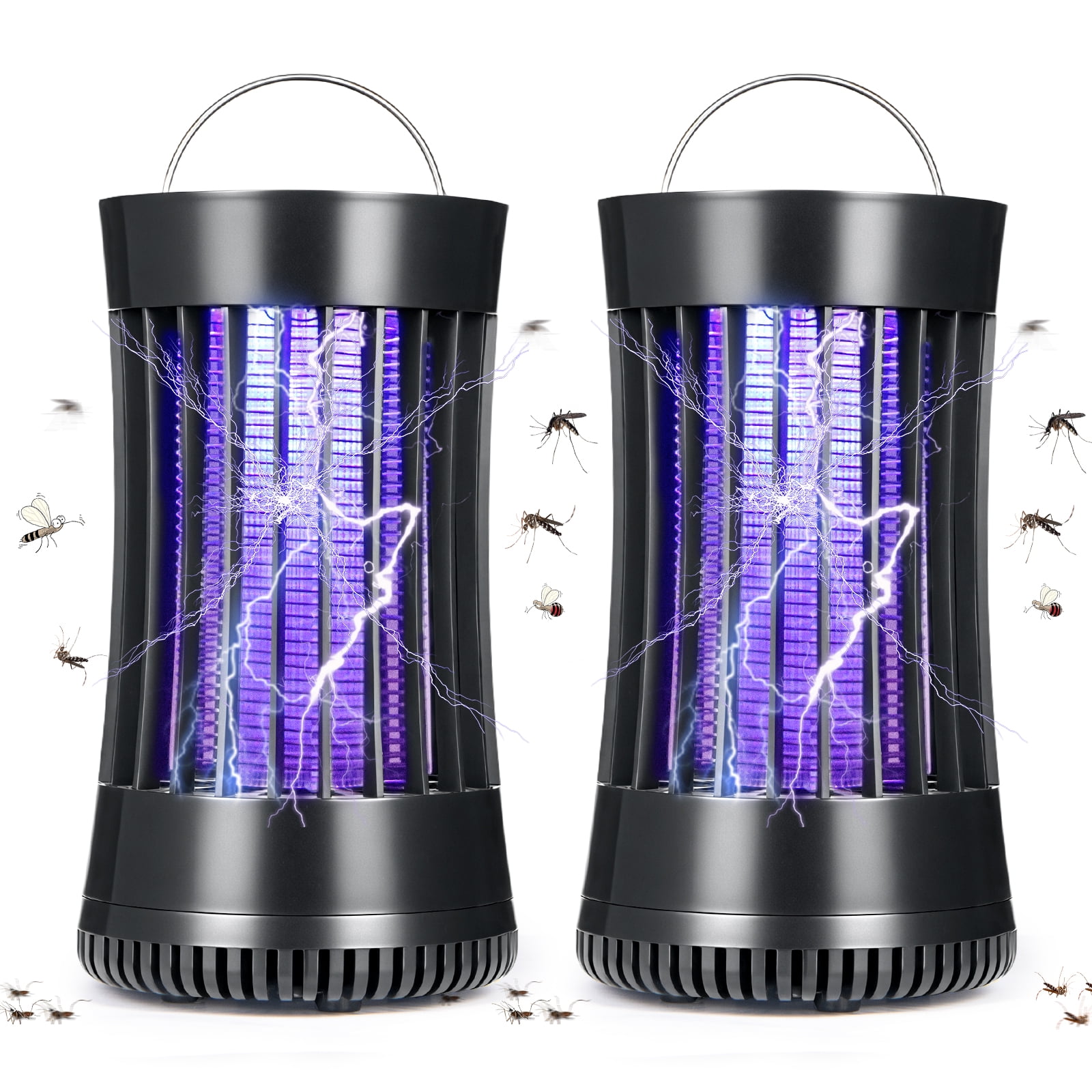 G · PEH Bug Zapper, 2 Pack Portable USB Electronic Rechargeable ...