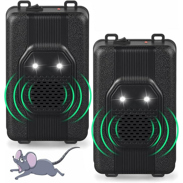 G·PEH Ultrasonic Rodent Repellent LED Strobe Lights 2 Pack Truck Car ...