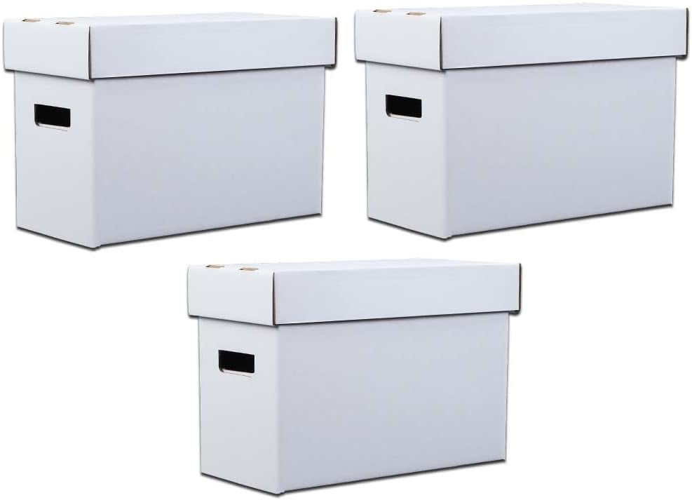 G-PLUS 3 Pack Comic Book Storage Comic Book Box Holds 150-175 Comics ...