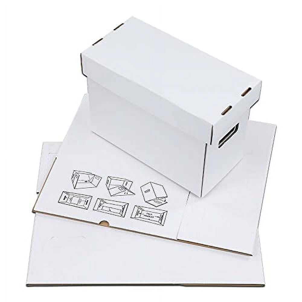 G-PLUS Comic Book Storage Box - Holds 150-175 Comics, Collapsible ...