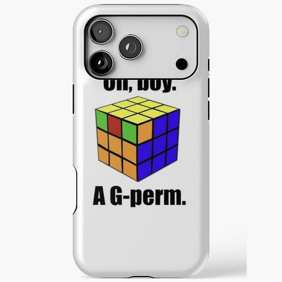 G Perm Cube Pattern Creative Phone Case for iPhone 11 12 13 14 15 16 17 ...